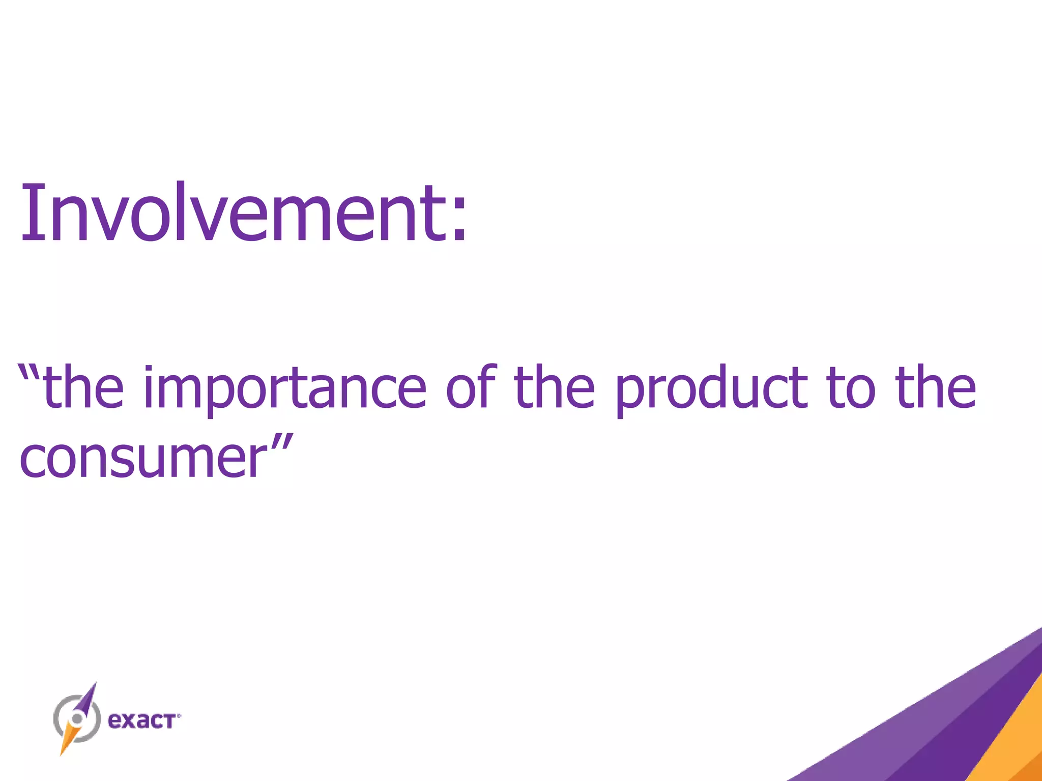 Consumer Involvement Theory | PDF