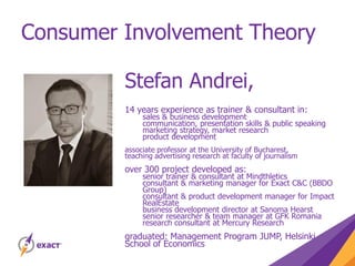 Consumer Involvement Theory | PDF
