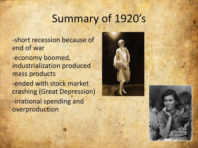 Consumerism 1920's | PPT