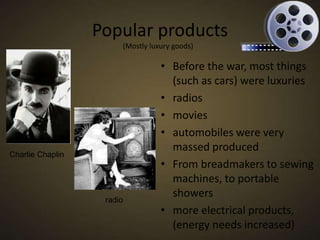 Consumerism 1920's | PPT