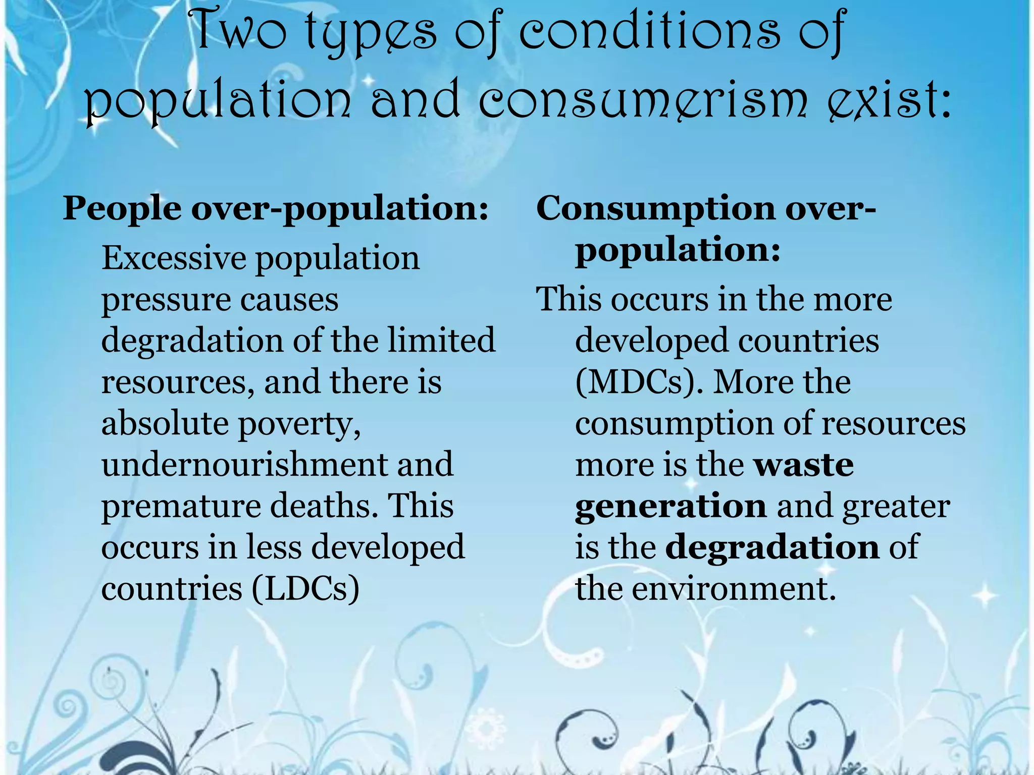 Consumerism and waste products | PPTX