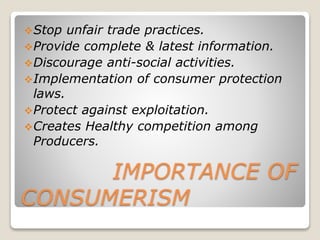 Consumerism | PPTX