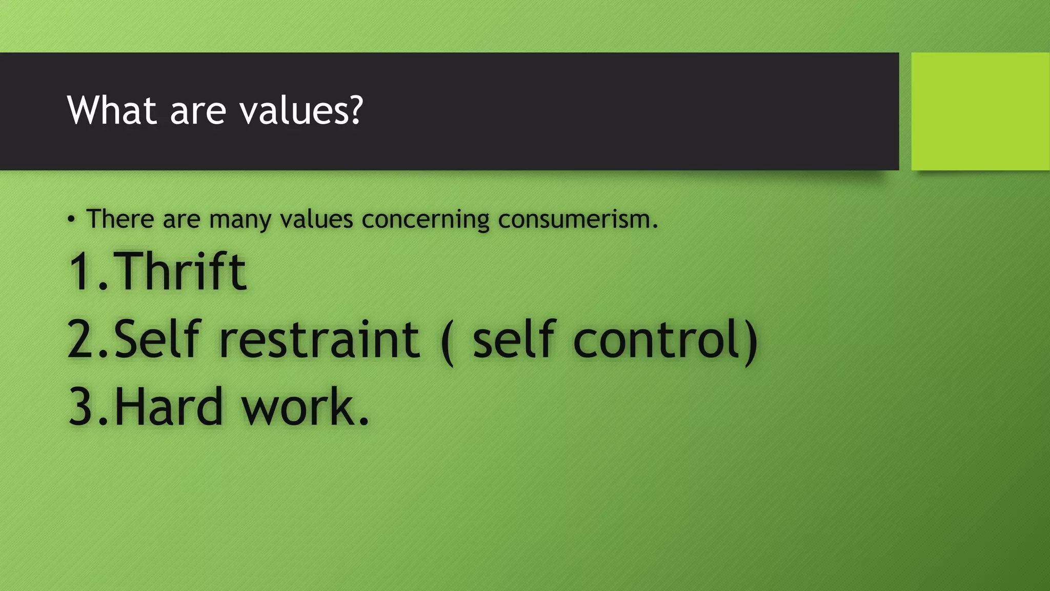 Consumerism | PPTX