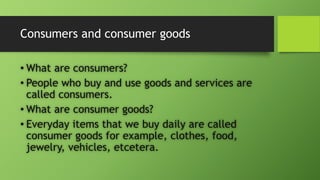 Consumerism | PPT