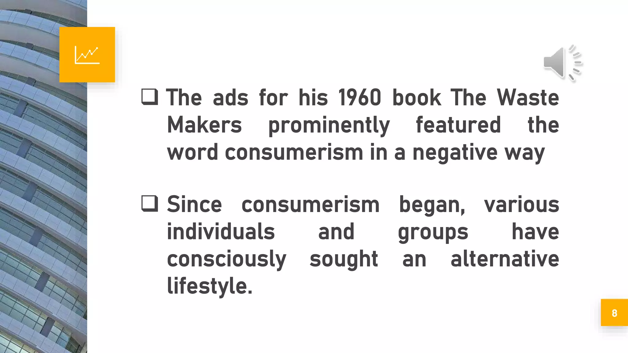 Consumerism (English Literature) | PPTX
