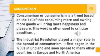 Consumerism | PPT