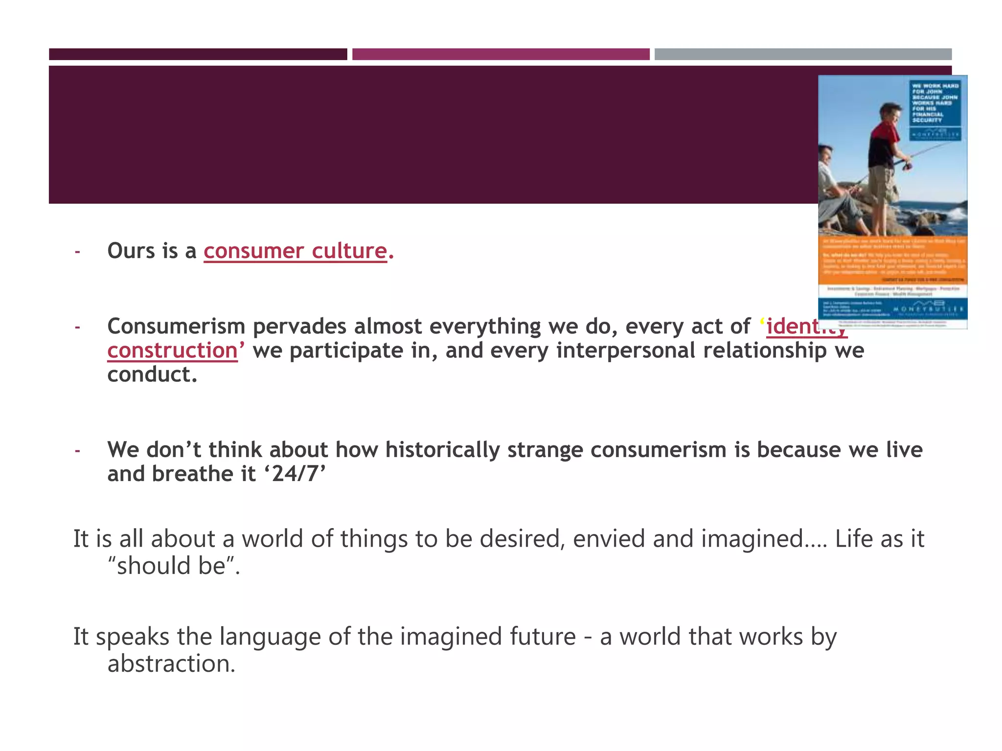 Consumerism and desire | PPT