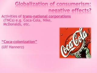 Consumerism and society | PPT