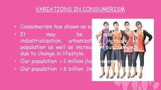 Consumerism and waste products. | PPTX