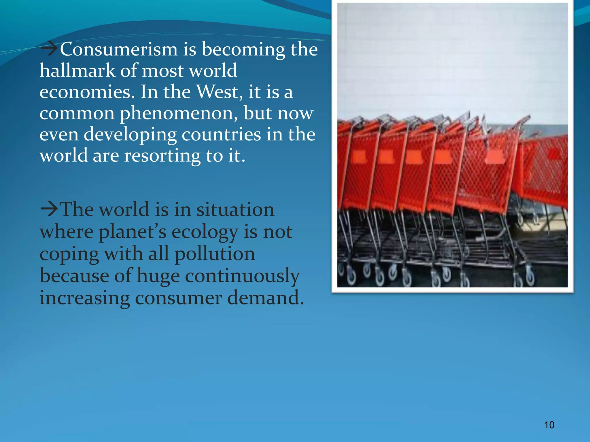 Consumerism and Waste products | PPT