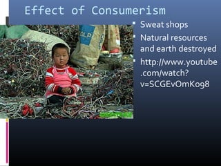 Consumerism ppt | PPT