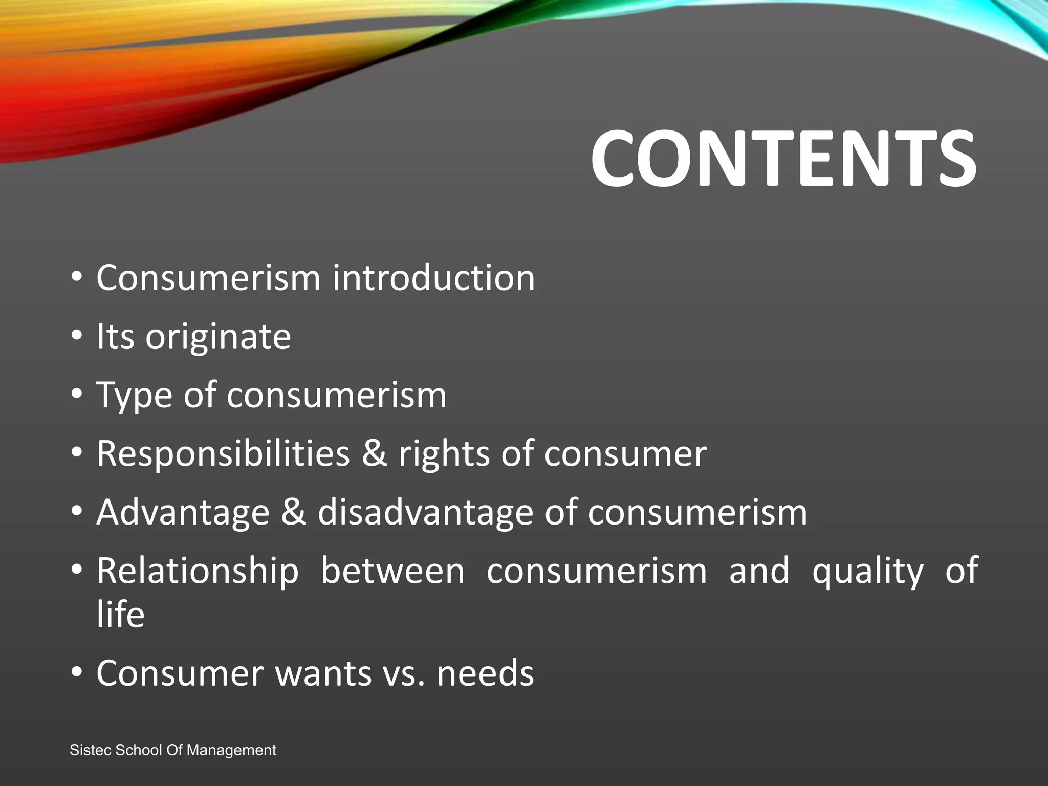 ppt on Consumerism | PPTX