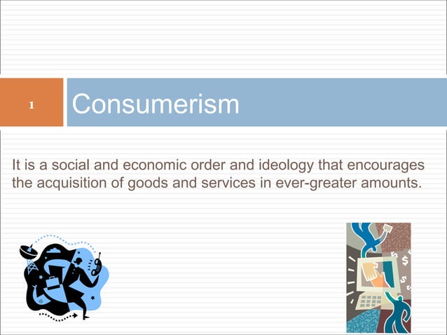 Consumerism & waste management | PPT | Food & Drink