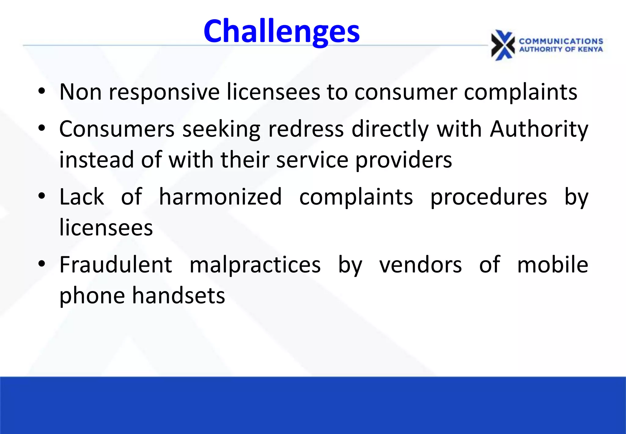 Consumer issues in the telecommunications | PPTX | Consumer Issues ...