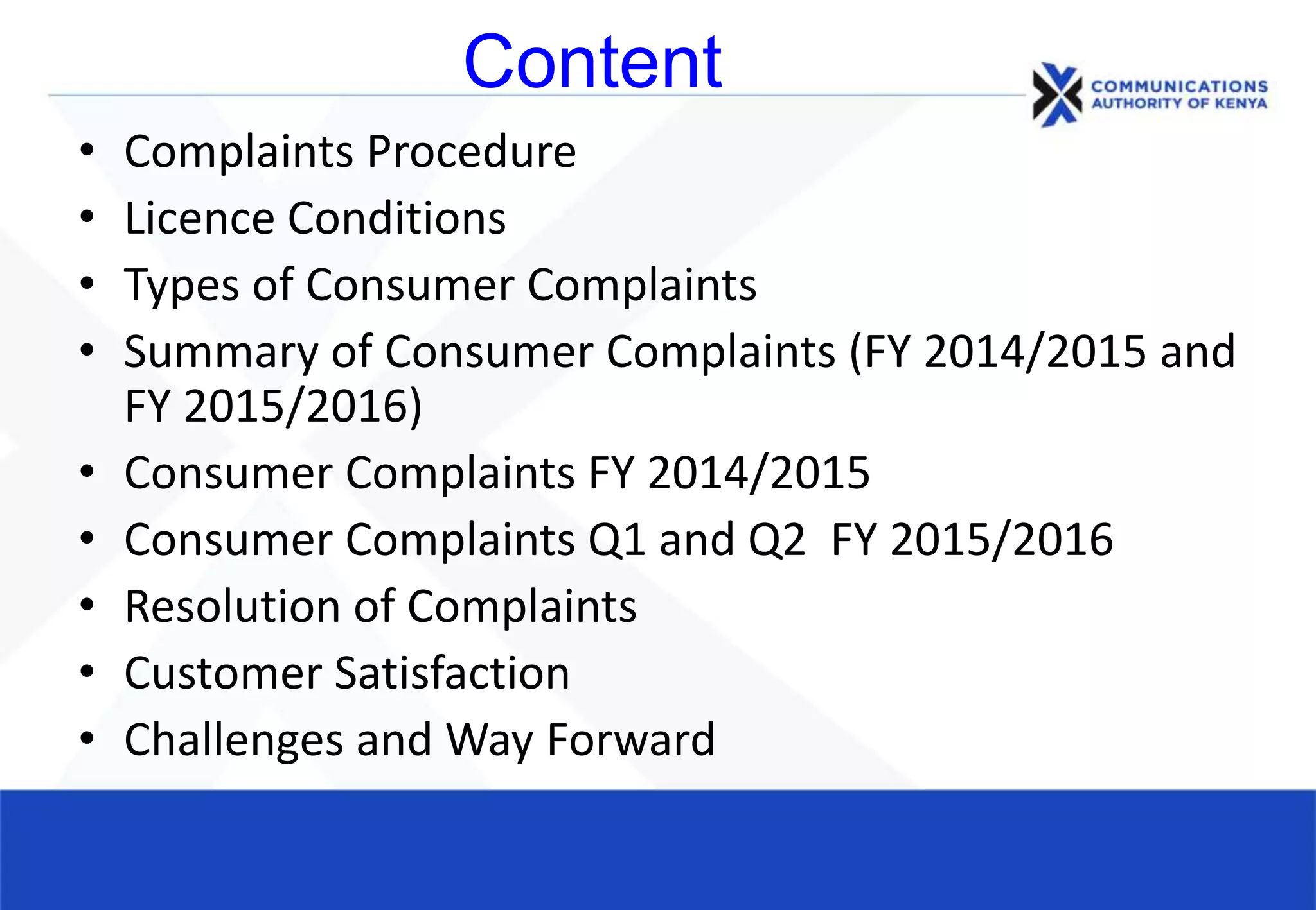 Consumer issues in the telecommunications | PPTX | Consumer Issues ...