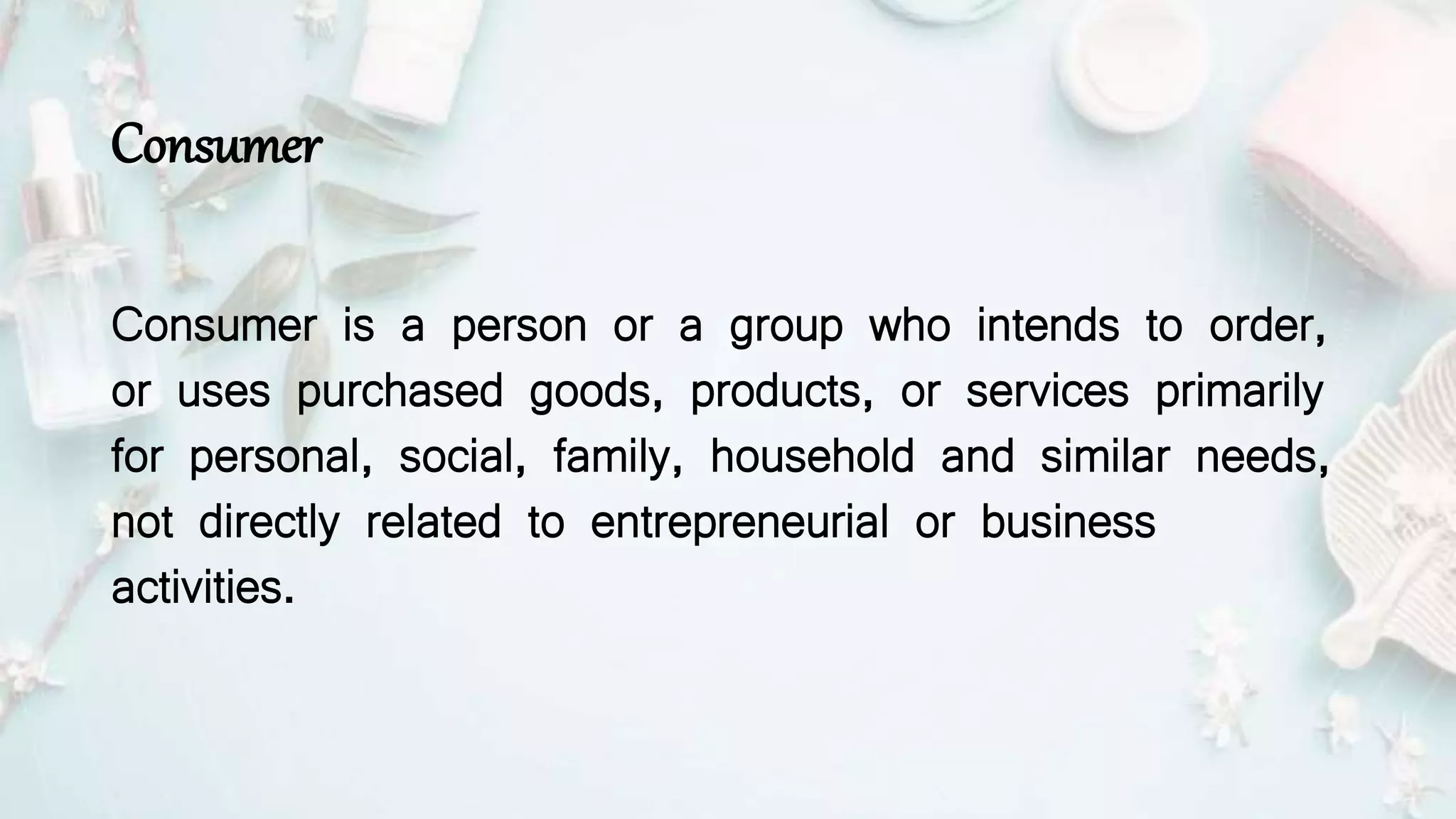 Consumer laws in pakistan | PPTX