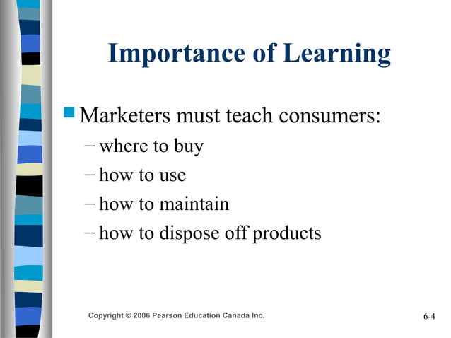 Consumer learning | PPT