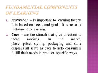 Consumer learning | PPT