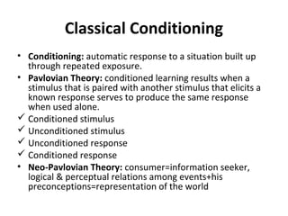 Classical conditioning brief | PPT