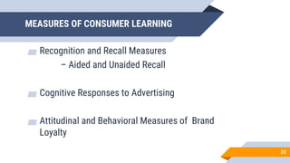 Consumer learning | PPT