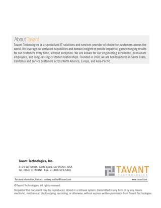 Tavant Technologies - Consumer Lending Brochure | PDF