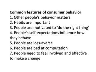 Consumer marketing features and importance | PPT | Business ...