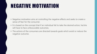 Consumer Motivation | PPTX