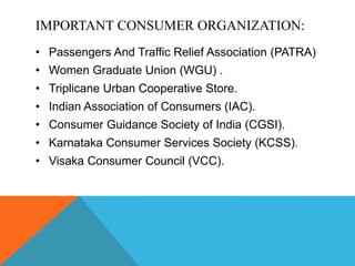 Consumer movements in india | PPTX