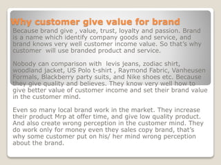 Consumer perception about the brand | PPT