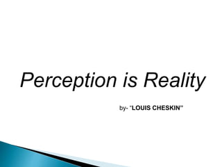 Consumer perception by 404,405 | PPT