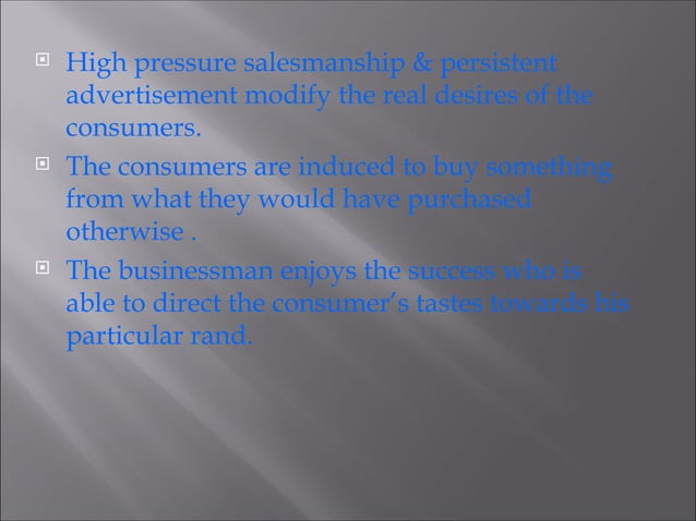 Capital Economy =Consumer is the king | PPT