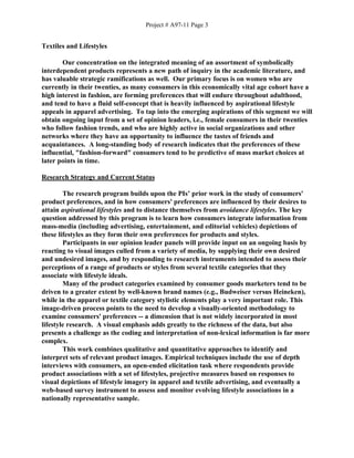 Consumer preferences for apparel and textile products | PDF