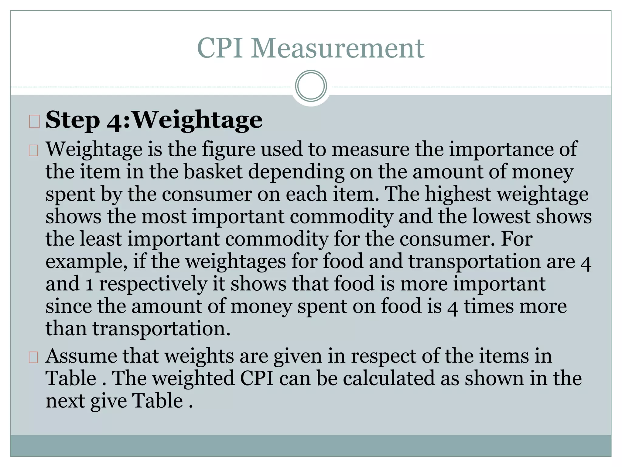Consumer Price Index | PPTX