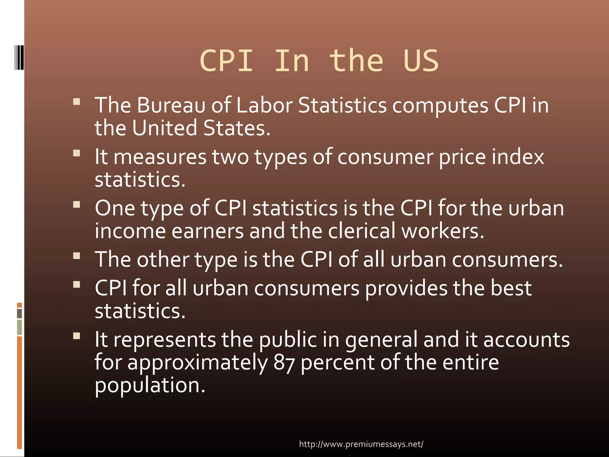 Consumer price index | PPT