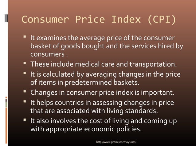 Consumer price index | PPT