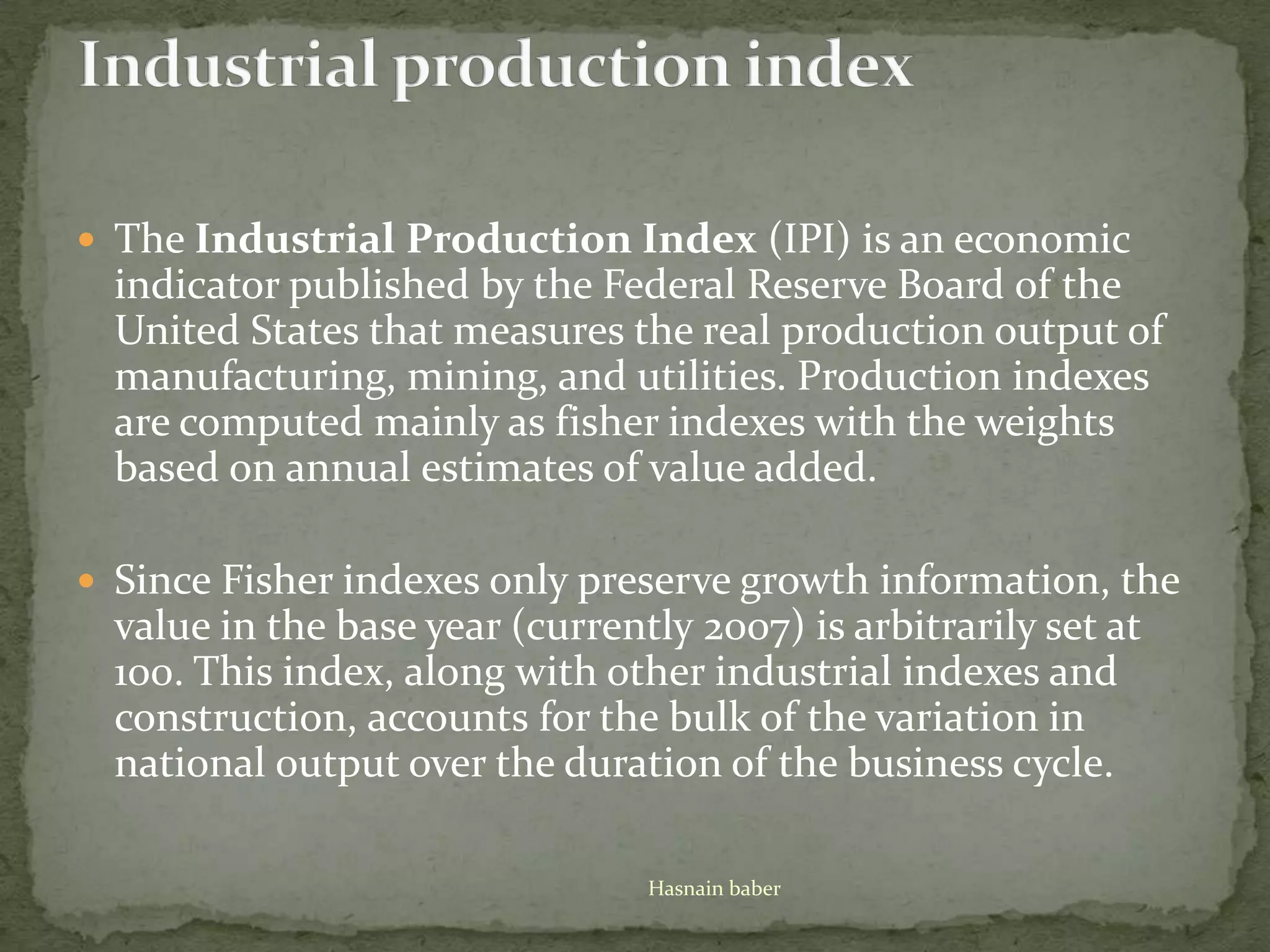 Consumer price index number | PPTX