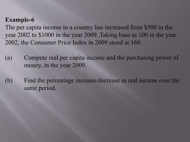 Consumer price index number and uses of cpi | PPT