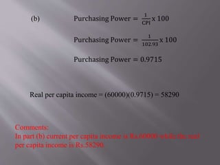 Consumer price index number and uses of cpi | PPTX