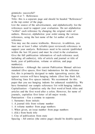 Consumer productfitness & nutrition papers purpose of the assi | PDF