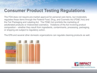 Consumer Product Testing Services | PPTX