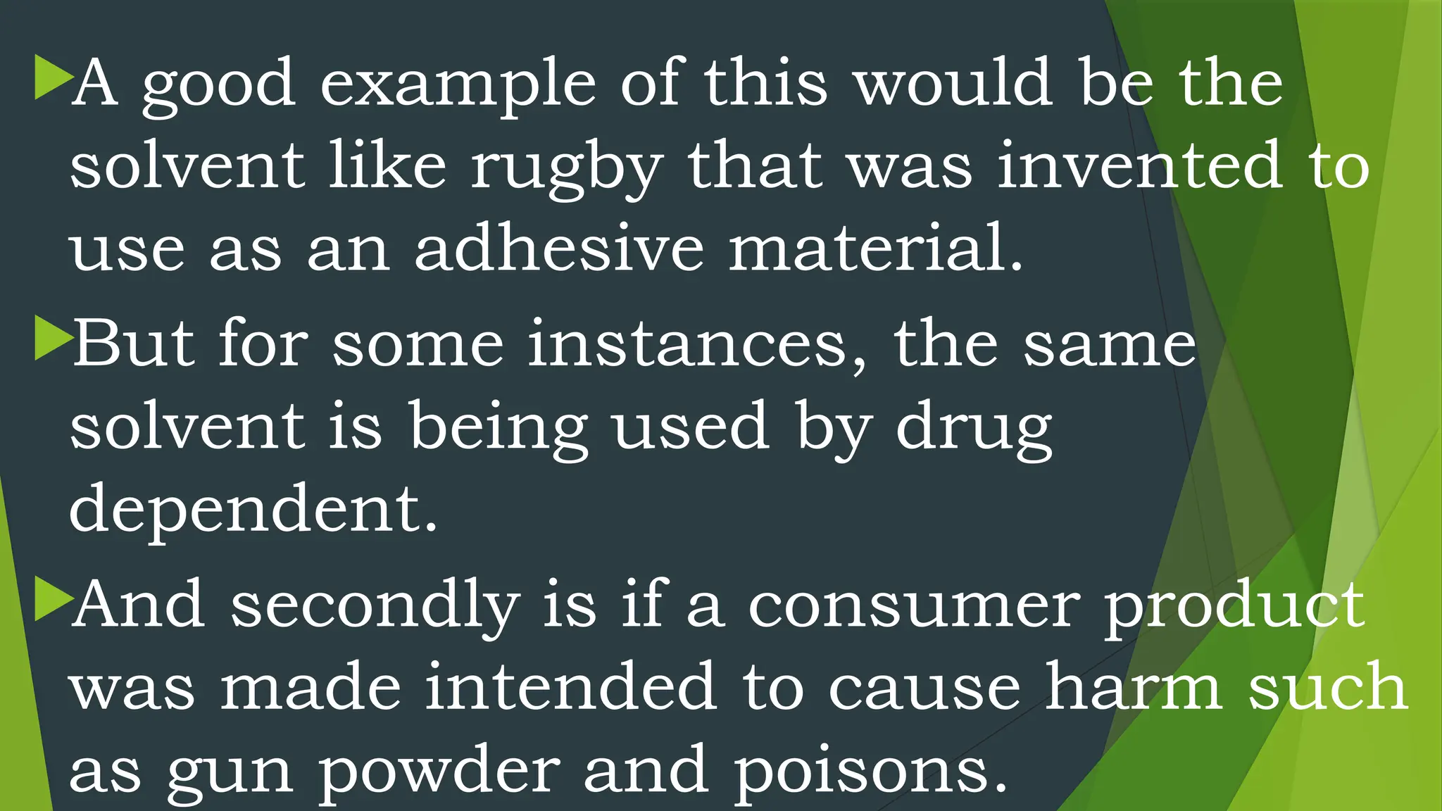 Comparing Consumer Products on the basis of their components for use ...