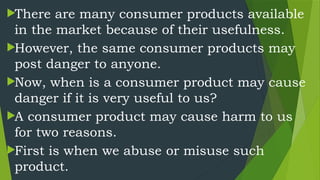 Comparing Consumer Products on the basis of their components for use ...