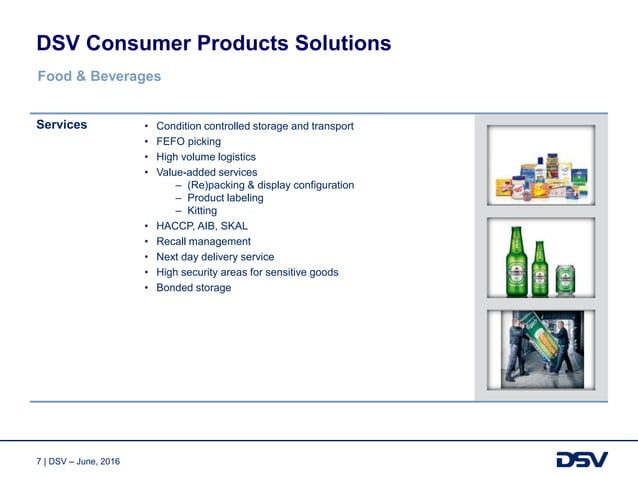 Consumer products logistics capabilities | PPT | Free Download