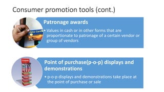 Consumer promotion tools | PPT