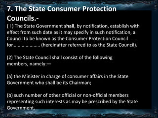 Consumer prorection council | PPTX
