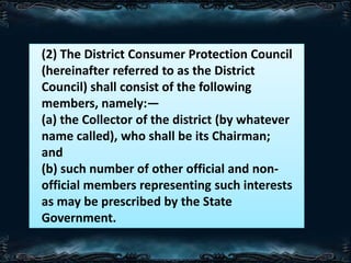 Consumer prorection council | PPTX