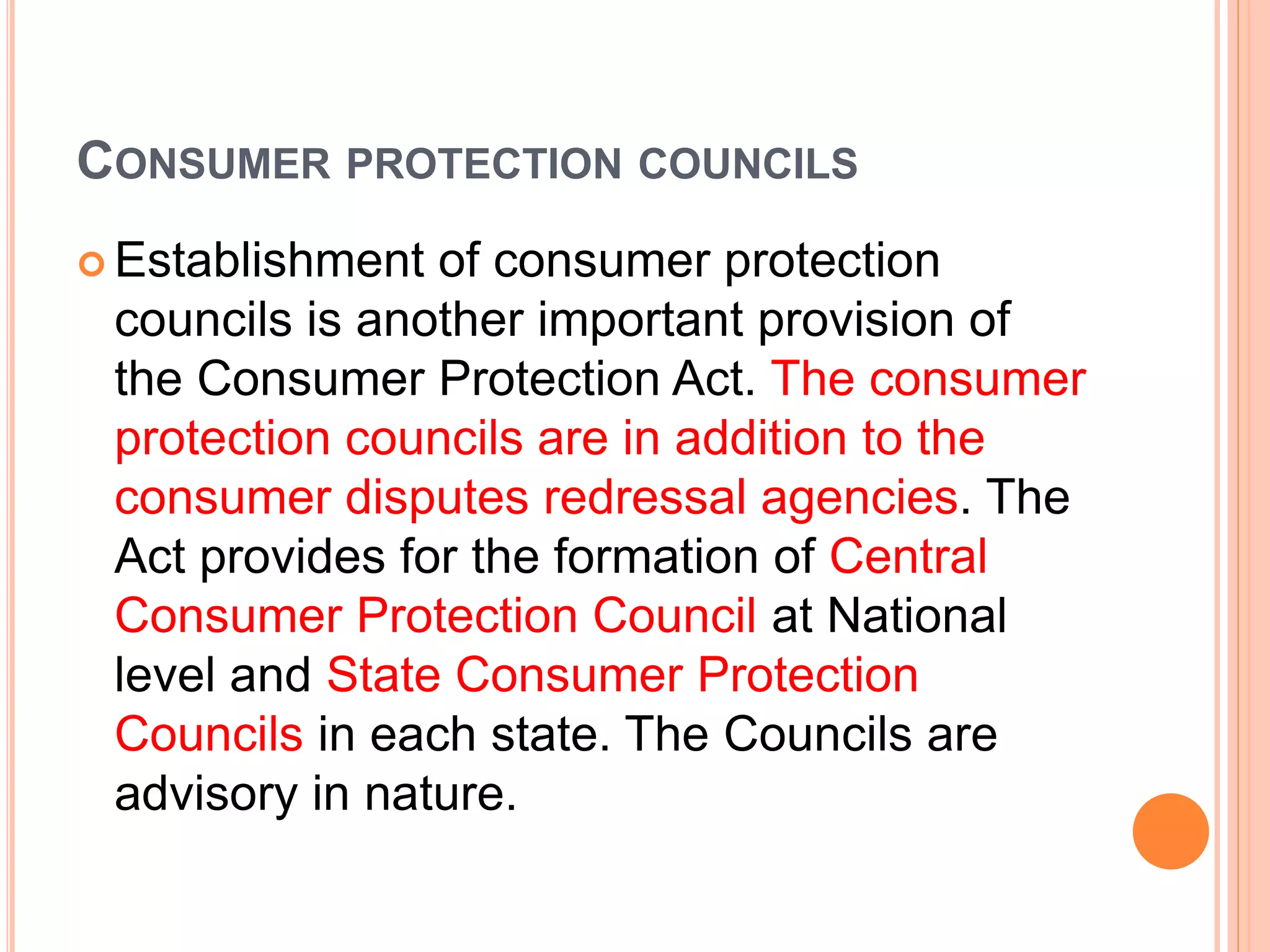 Consumer Protection Act, 1986 | PPTX