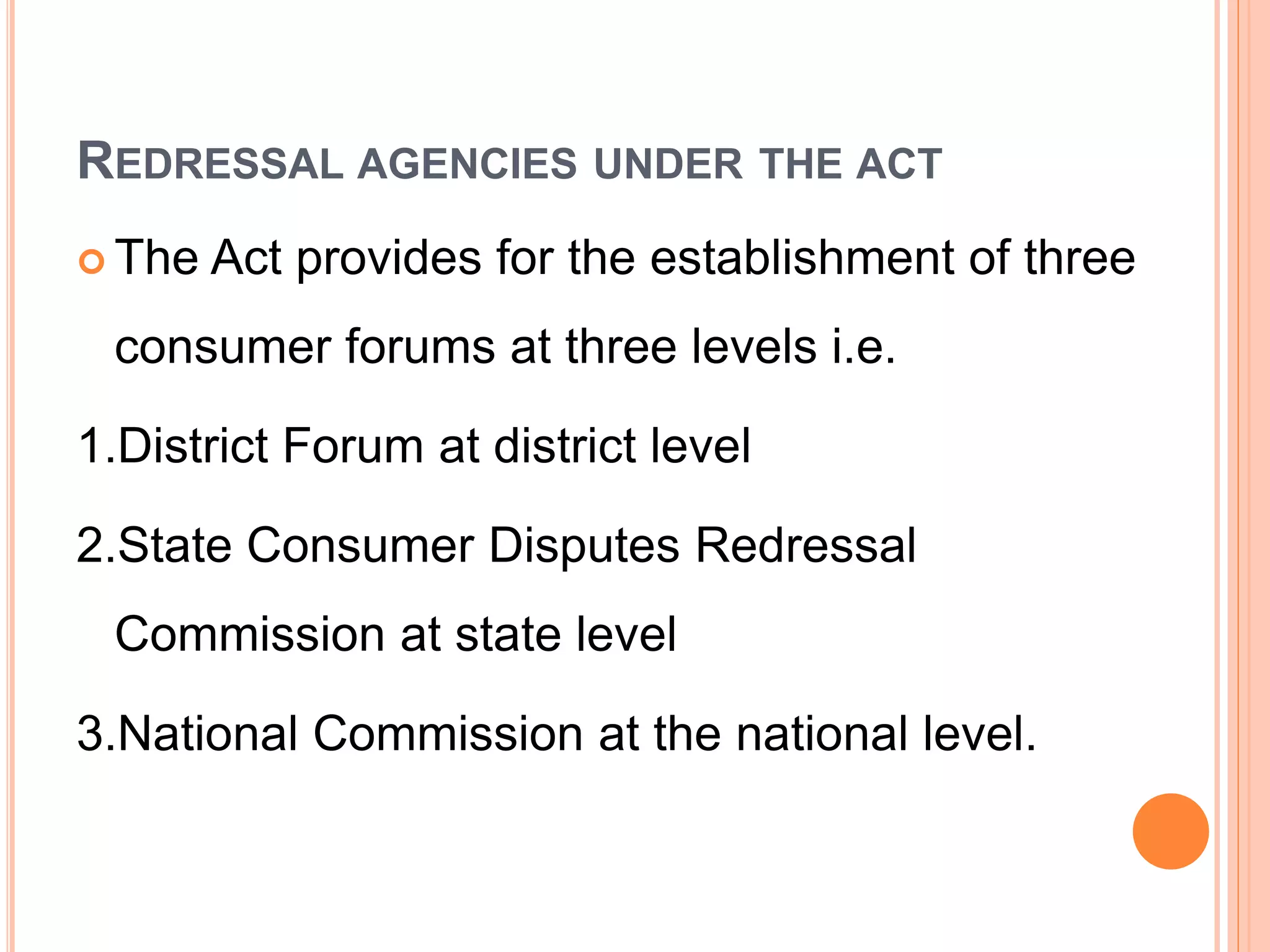 Consumer Protection Act, 1986 | PPTX