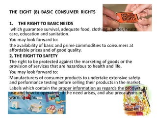 Consumer protection | PPTX