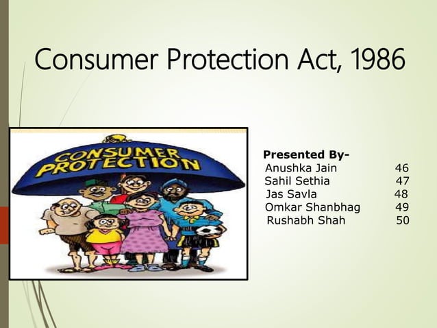 Consumer protection | PPTX
